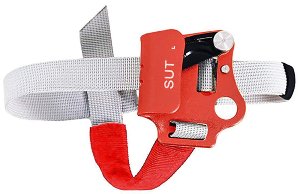 NewDoar Hand Ascender & Foot Ascender & Foot Loop Set (Left Orange Set ...